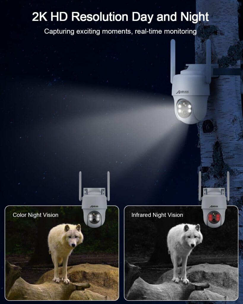 Anran 2K Battery-Powered 4G Security Camera – ANRAN